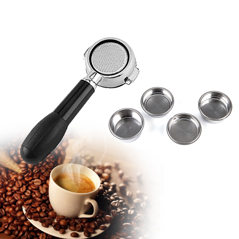 51mm Pressure Cup Filter Coffee Machine Accessories Powder Cup Stainless Steel