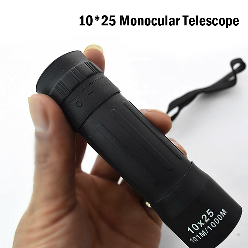 10*25 telescopio monoculare militare portatile HD da esterno binocolo visione notturna ZK