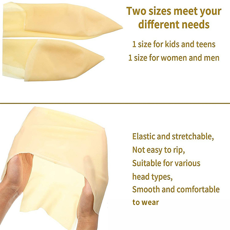 Funny latex Skin Fake Bald Head Unisex Fancy film Party Wig Cap Latex ...