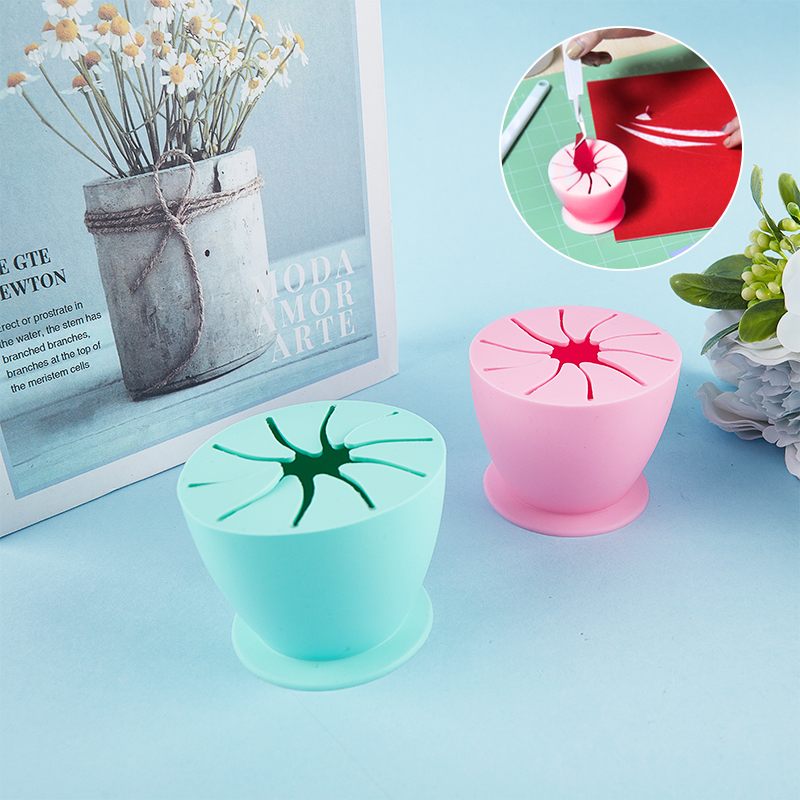 Vinyl Scrap Collector With Suction Cup Waste Storage Box Scrapbooking ...