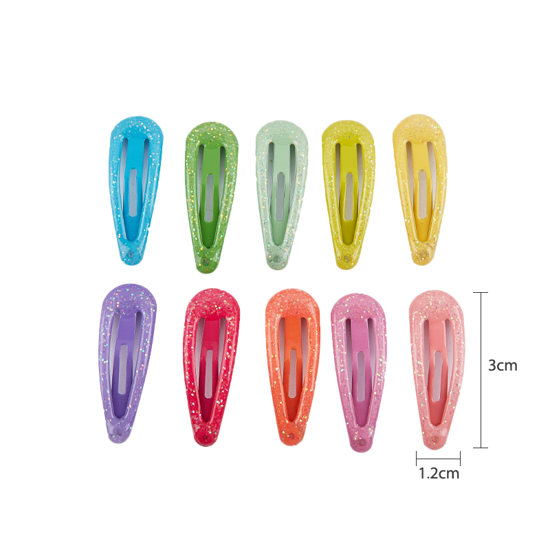 10PCS/LOT Doll Accessories 1/6 1/12 OB11 Doll Clips Mini 3CM Baking Paint Glu Pe