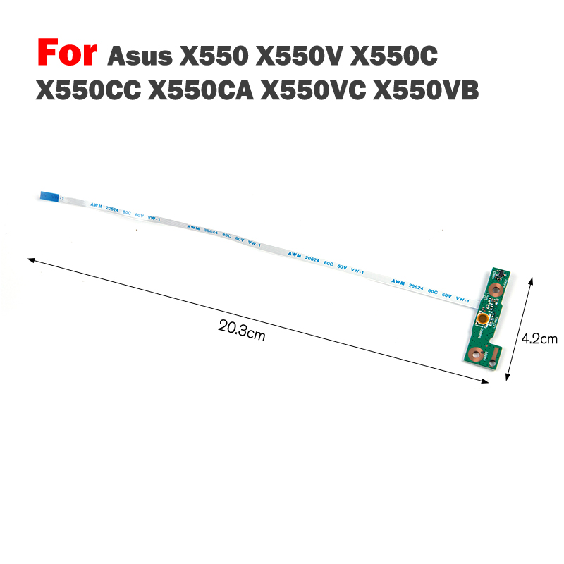 For Asus X550 X550V X550C X550CC X550CA X550VC X550VB Power Button ...