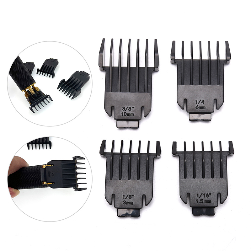 4PCS T9 Universal Hair Trimmer Clipper Limit Comb Guide Limit Calipers ...