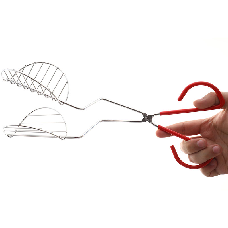 New Taco Shell Maker Press Tortilla Fryer Tongs Plated Steel Kitchen ...