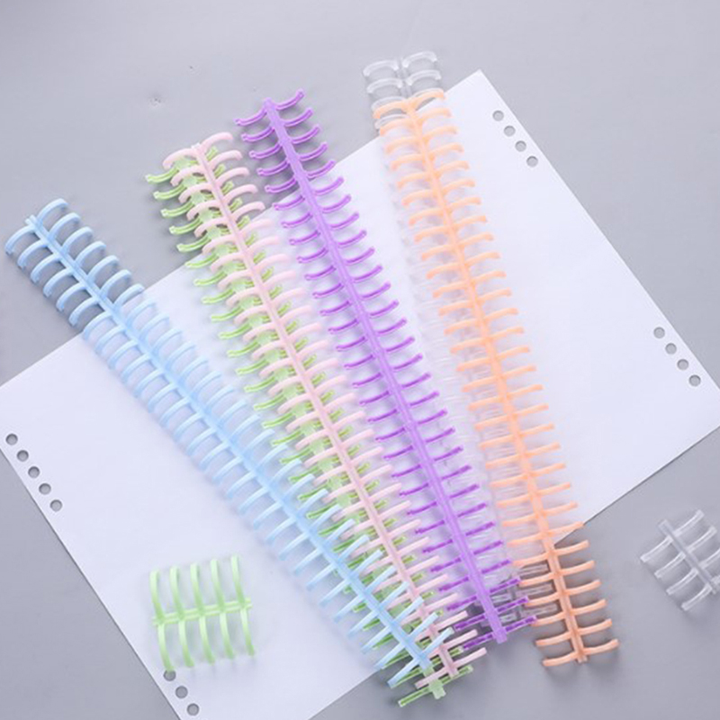 10Pcs 30 Holes Circles Ring Loose-leaf Book Album Binder Spiral Binding ...