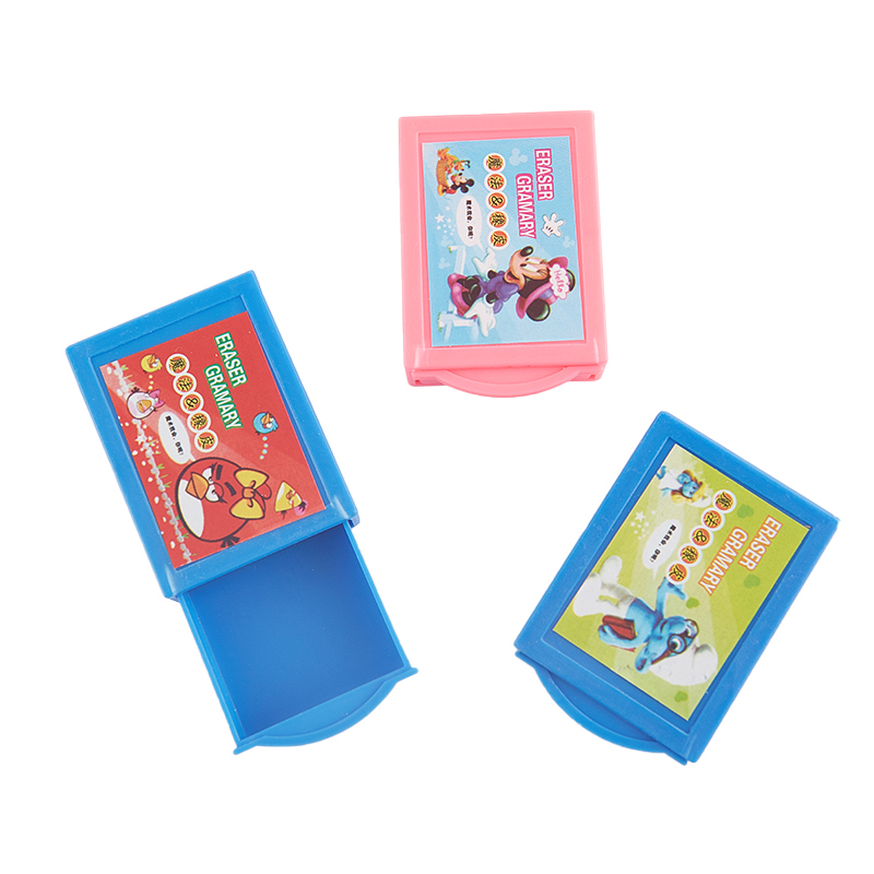Magic Box Magic Props Toy Eraser COINS disappear box Children Stationery Gift Pe