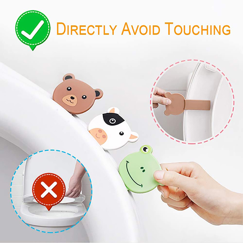 Cartoon Toilet Seat Lifter Toilet Lifting Device Toilet Lid Handle WC ...