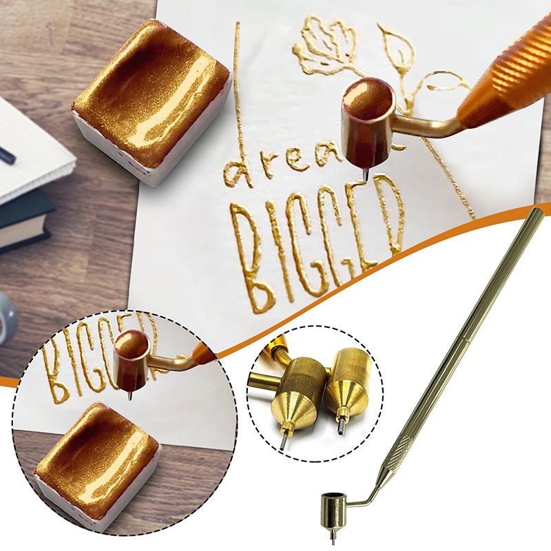 Slanting Fine-line Paint Pen Fluid Writer Pen Writer Paint Applicator ...