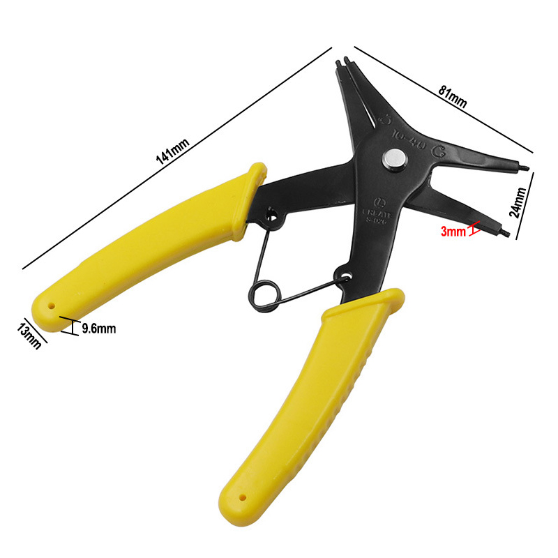 Multifunction 2-in-1 DIY Snap Spring Ring Circlip Removal Install Plier ...