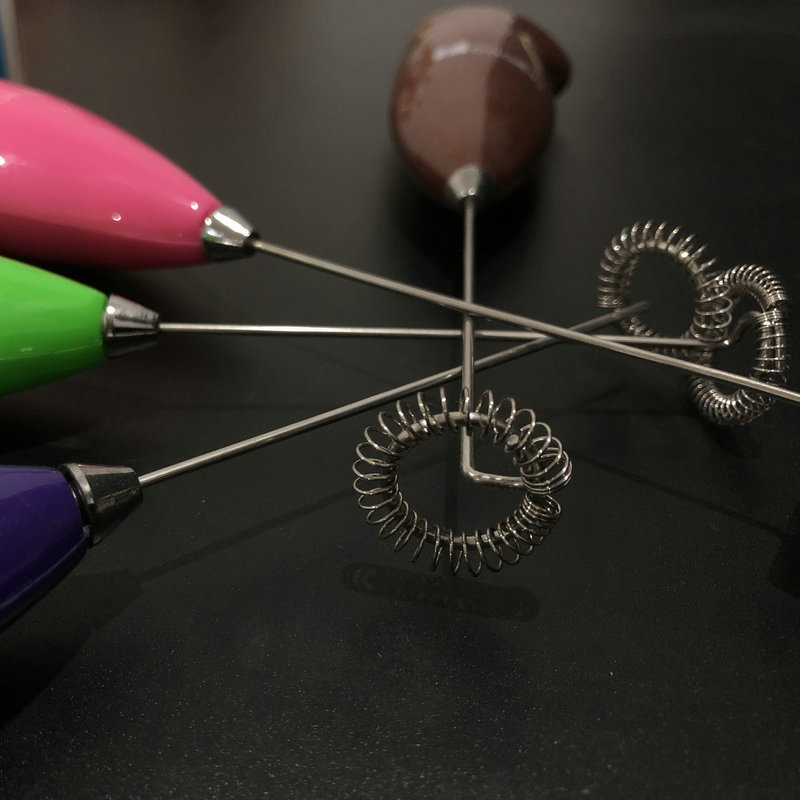 Mini Electric Milk Frother Stainless Steel Kitchen Whisk Coffee Milk Whisk ba