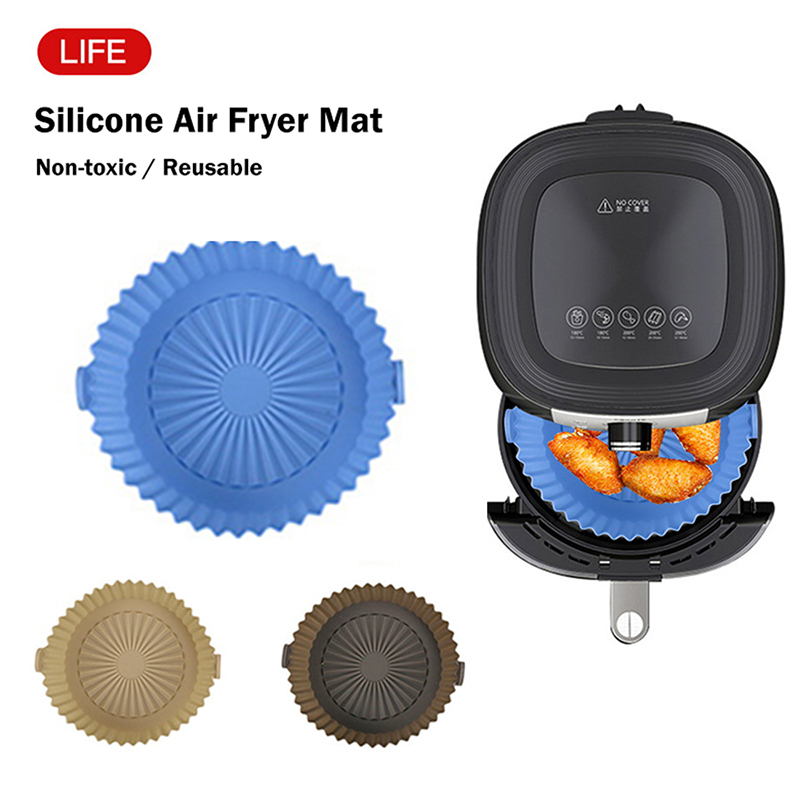 Friggitrice ad aria padella griglia in silicone riutilizzabile pentola in silicone cesto da forno baki KY TH