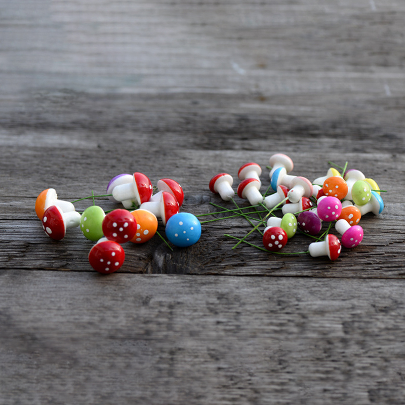 8pcs mini-champignon multicolo | eBay