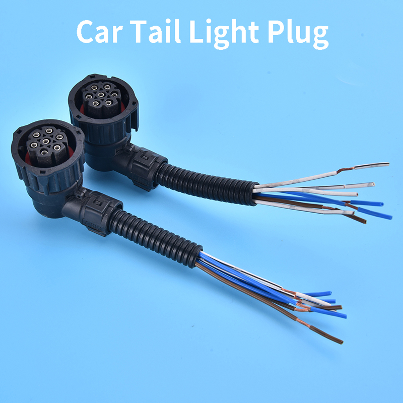 Pin Car Plug Socket Truck For Tail Light Connector Wire 7-Hole J6 Soc ...