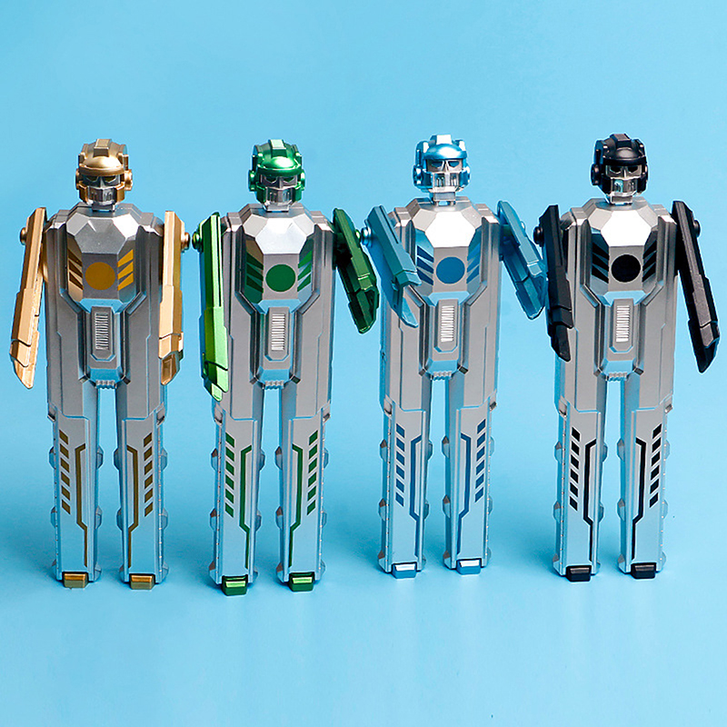 Creative Deformation Robot Shape Gel Pen 0.5mm Boy Black Ink Gel Pen ...