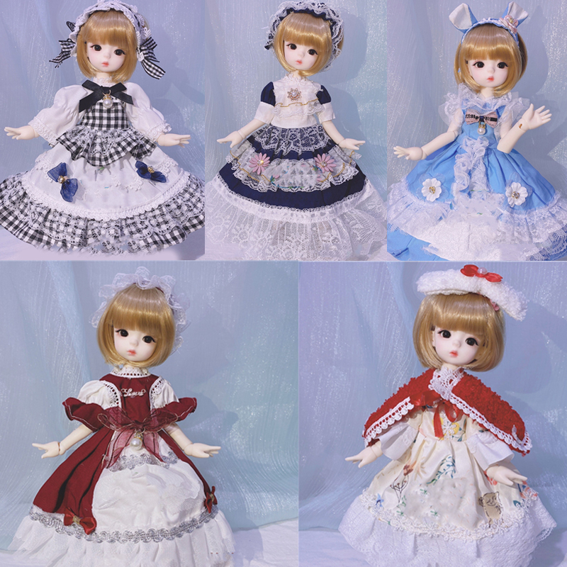 Bjd loli bambola lolita vestiti 16 bjd accessori bel regalo dress girls regal Pe