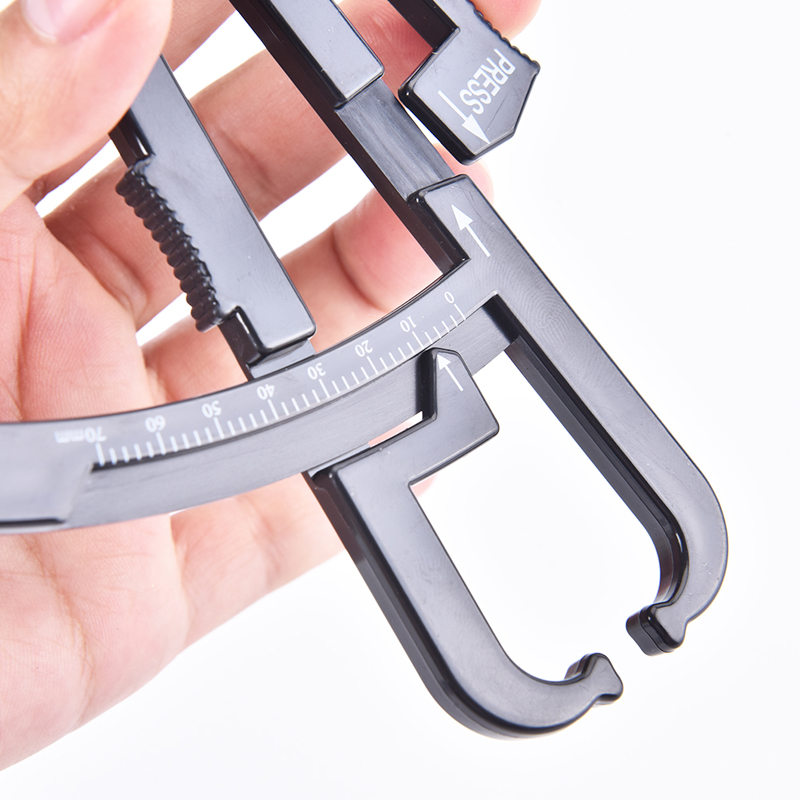PERSONAL BODY FAT Caliper Skin Analyzer Measure Charts Fitness Health ...