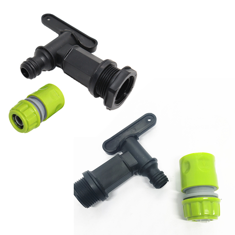 IBC Tank Tap Garden Hose Connector Barrel Joint Exhaust Faucet Switch Fittings