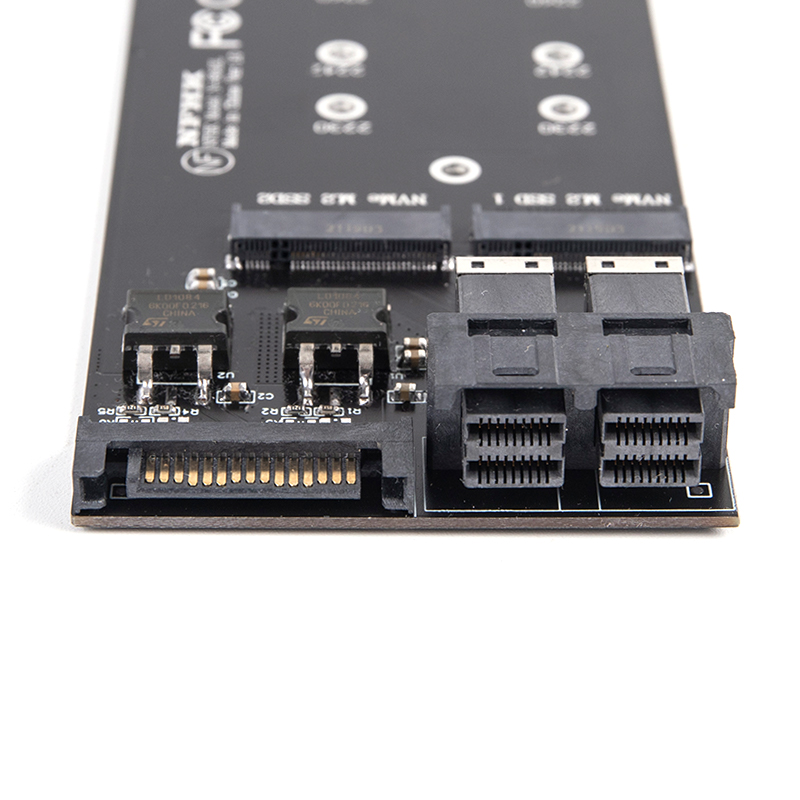 Dual SFF-8643 U.2 To NVMe M.2 NGFF SSD Adapter SSD Card Adapter For ...