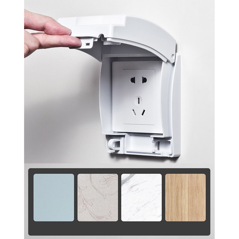 Lockable Wall-mounted Socket Waterproof Dustproof Box Outdoor 86 Type ...