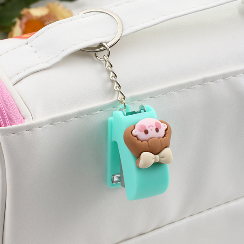 Macaron Color Cute Cartoon Mini Grapler Key Chain Student Creative Gapler