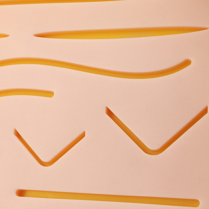 Simulation Skin Wound Silicone Acupuncture Module Surgical Suture Practice Mo ba