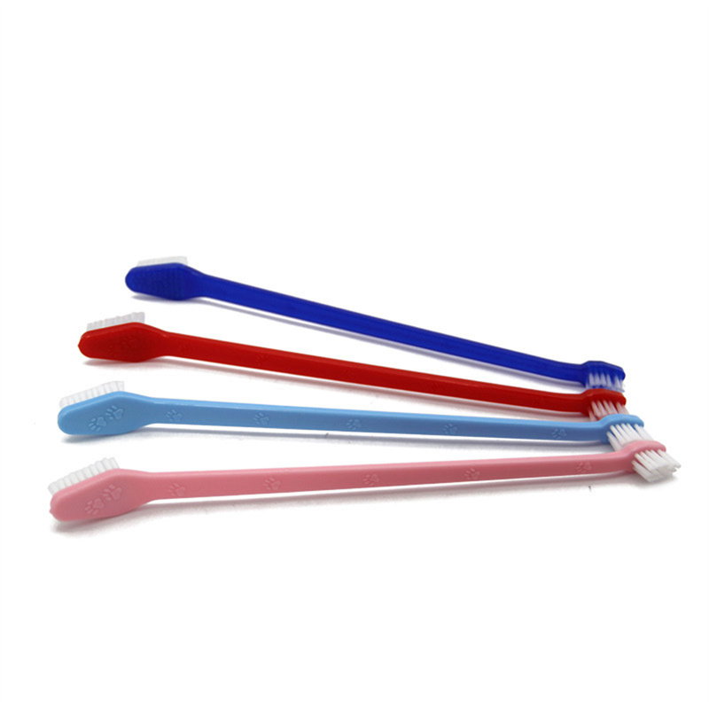 5PC Super Soft Pet Dog Toothbrush Breath Tartar Teeth Tool Dog Cleaning Suppl Pe