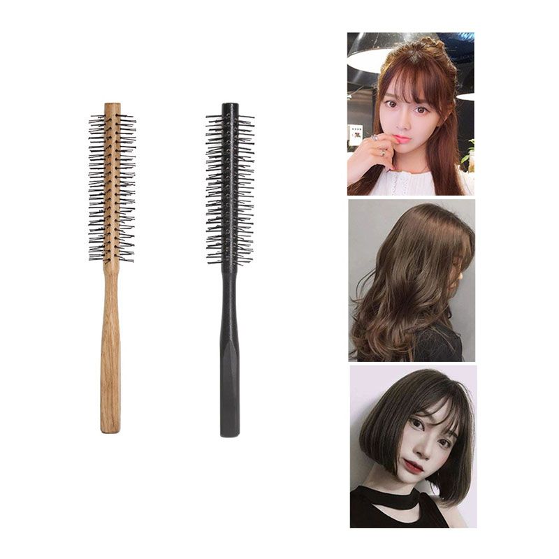 Hairdrerssing Small Hair Round Brush Short Hair Styling Comb Makeup ...