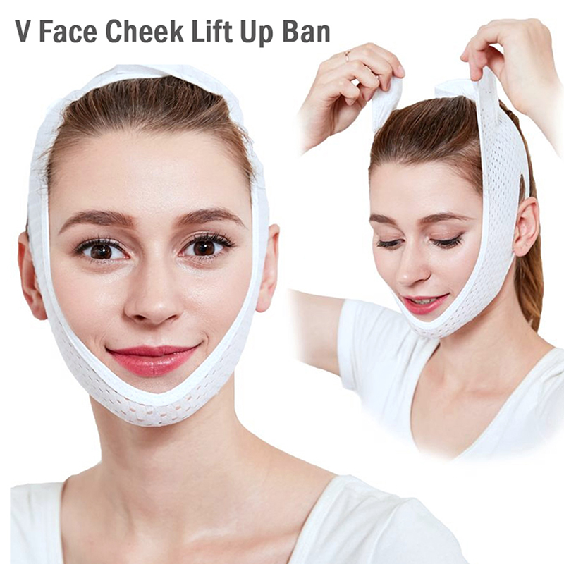 Face Slimming Strap Double Chin Reducer V Shaped Mask Chin Up Face Lift ...