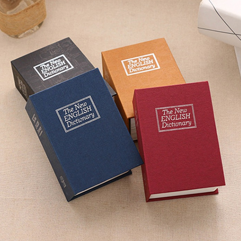 Dictionary Mini Safe Box Book Money Hidden Secret Security Safe Lock ...