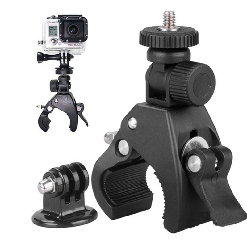 Camera Tripod Mount+Adapter Handlebar Clamp Roll Bar for gopro Hero 1 2 3 3+  Pe