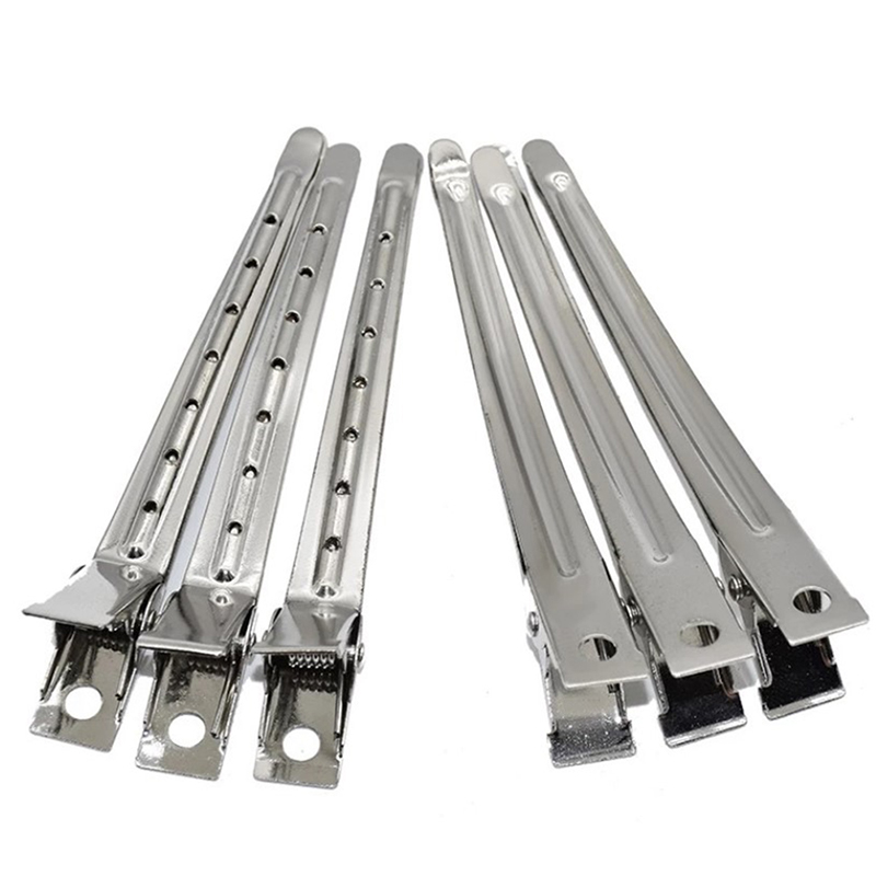 10pcs Hair Care Clips Stainless Steel Sectioning Clips Clamps For ...