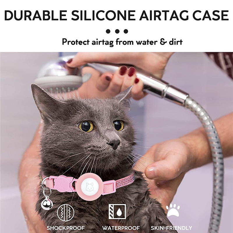 Bling Pet Cat Adjustable Collar With Bell Cat Collars Luxury For Small Dog Cats