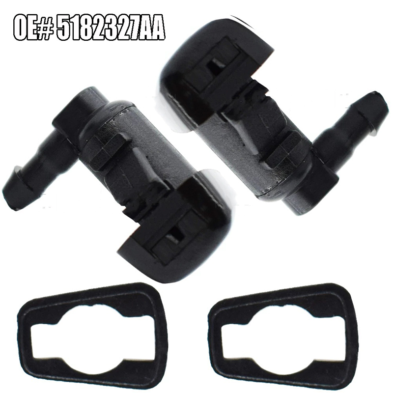 1 paire la buse à palettes d'essuie-glace 1 paire jet de buse de pulvérisation