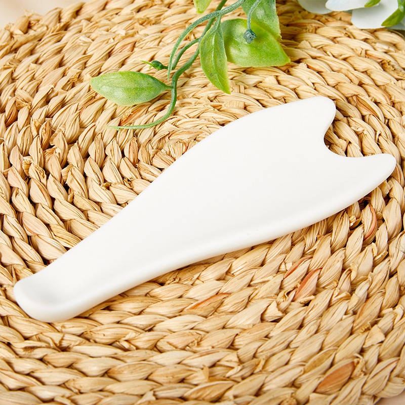 Beauty Tools Ceramic Scraper Facial Massager Scrapping Plate Gua Sha ...