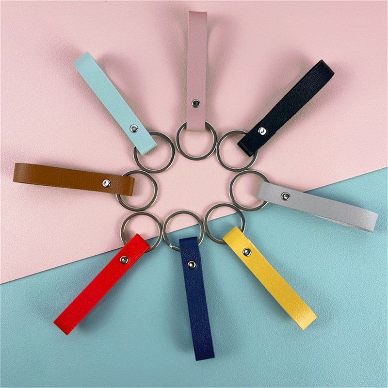 Portachiavi moda pelle pu business regalo uomo donna auto vita chiavi portachiavi ZK