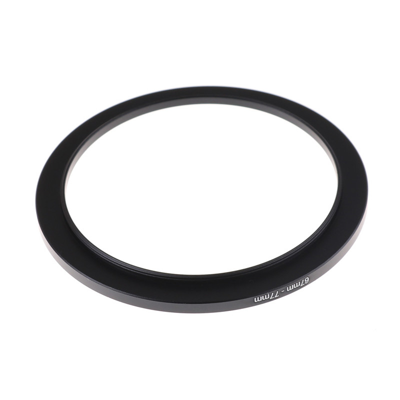 67-77 mm filtro obiettivo step up metallo anello adattatore passo nero AGAH