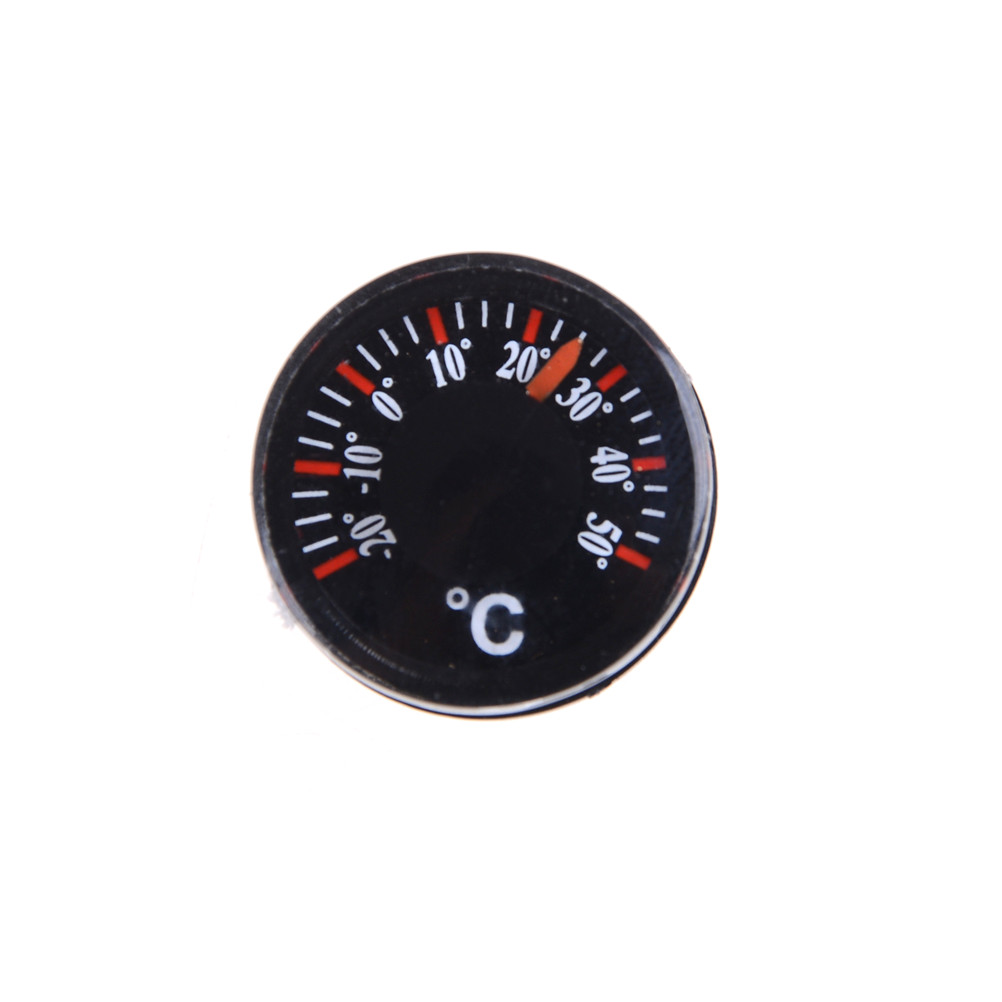Mini Thermometer Plastic pointer Round Degrees Indoor and Outdoor ...