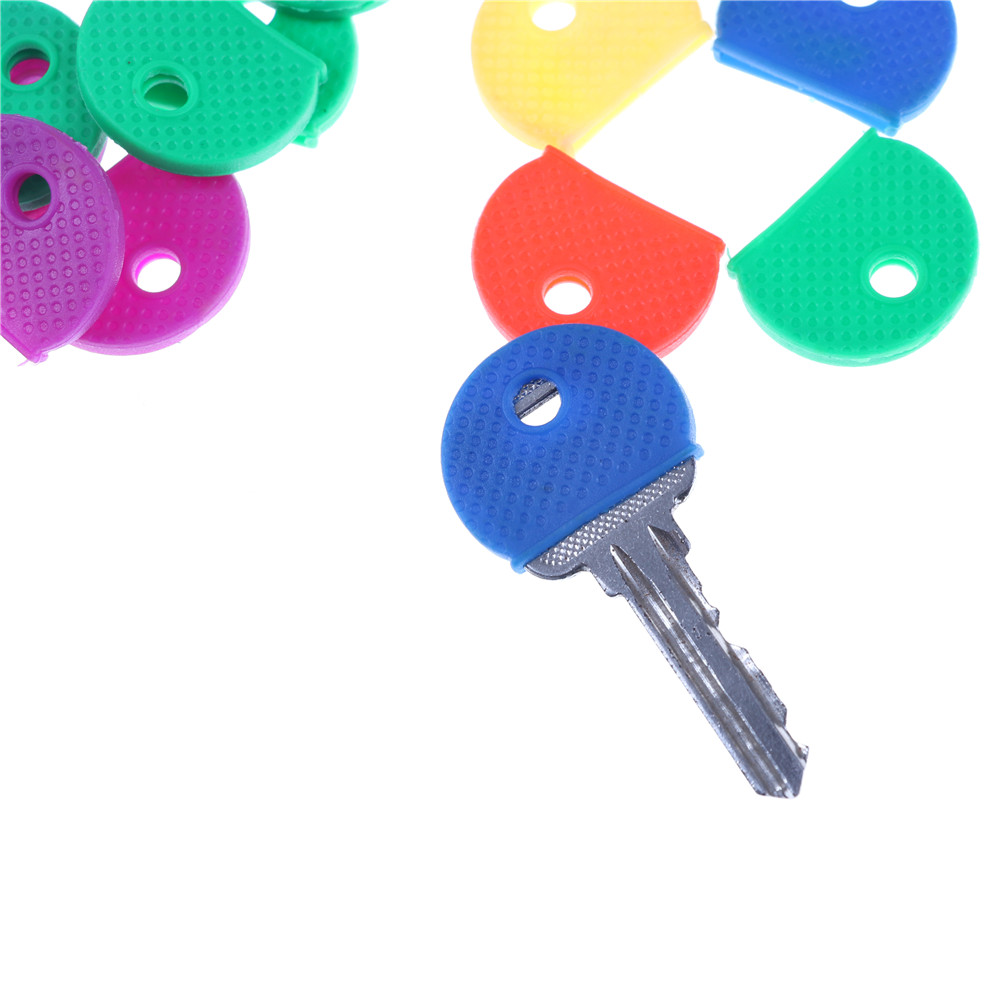 10x/20x Mixed Color Soft Key Top Cover Caps Case Keyring ID Marker Tags n  P3 Sp
