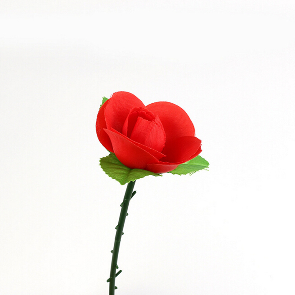 Folding Red Rose Magic Tricks Props Toys Romantic Surprise To Your ...