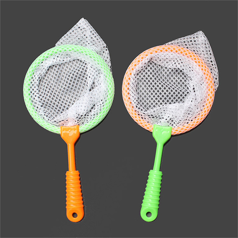 22cm Plastic Fishing Net Toys Handle Mini Butterfly Mesh Nets Kids ...
