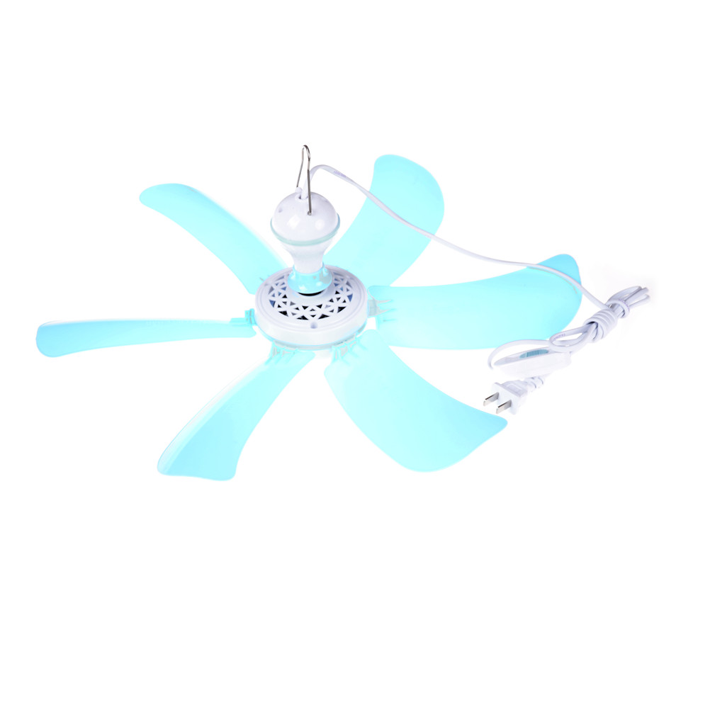 Ventilatori a sei foglie mini ventilatori a soffitto fredda zanzariera elettrica grande ventilatore da appendere Th