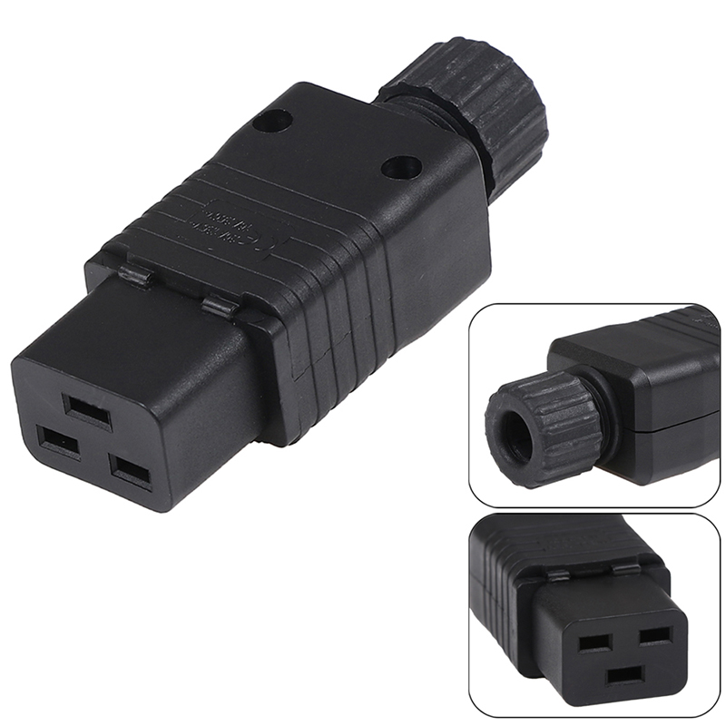 IEC 320 C19 AC socket,C19 female socket,IEC C19 plug,16A 110-250V plug ...