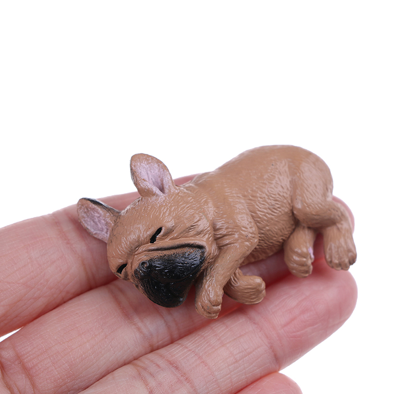 French bulldog sleepy corgis dog toys action figures pvc model toy~doll ...