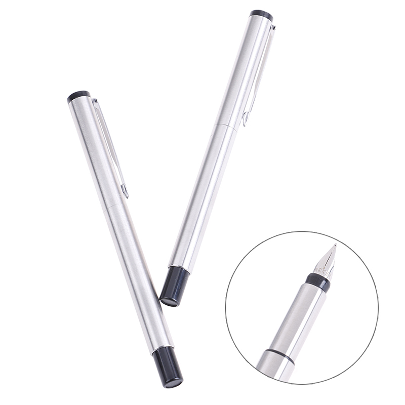 1Pc fashion classic business metal fountain pen 0.5mm office school student `uk