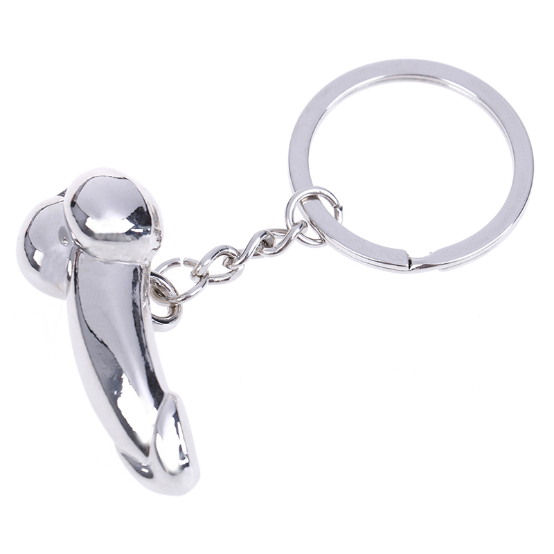 1Pc Creative men penis metal car key chain keyring keychain keyfob DIY giI4Z8 Th