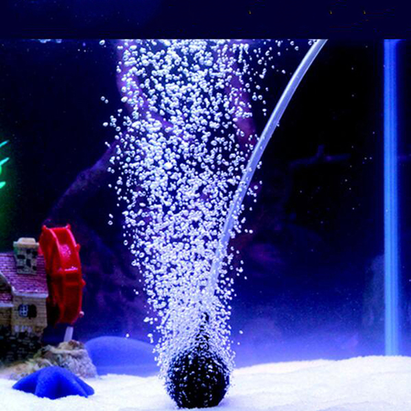 Laghetto per acquario con aeratore in pietra d'aria per acquario Pe