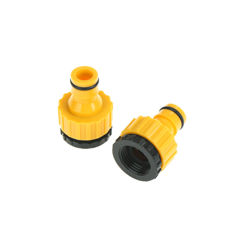 2 pz rubinetto tubo connettore rapido lavatrice cannoni ad acqua irrigatore prato Th