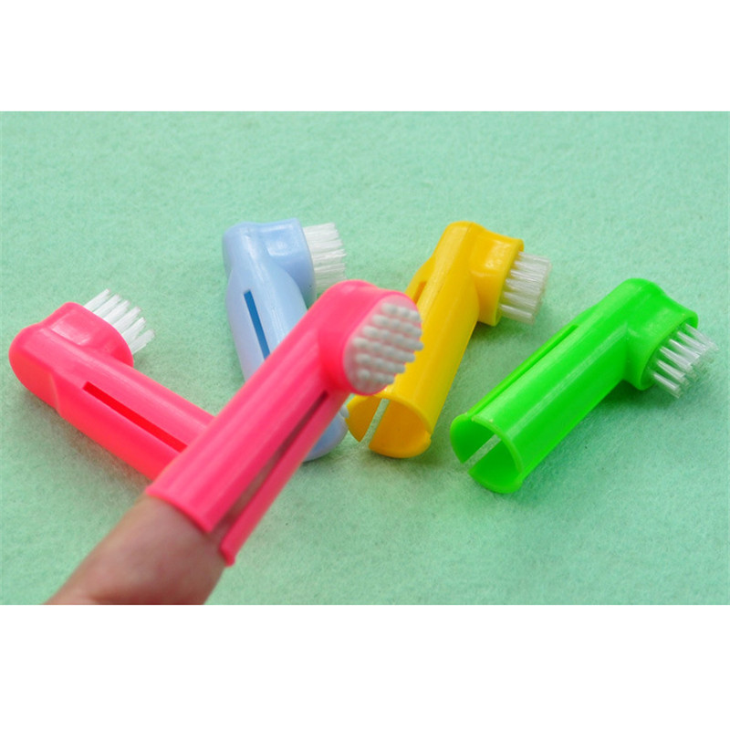 Super Soft Pet Finger Toothbrush Dog Cat Brush Addition Bad Breath TartahmS T Pe