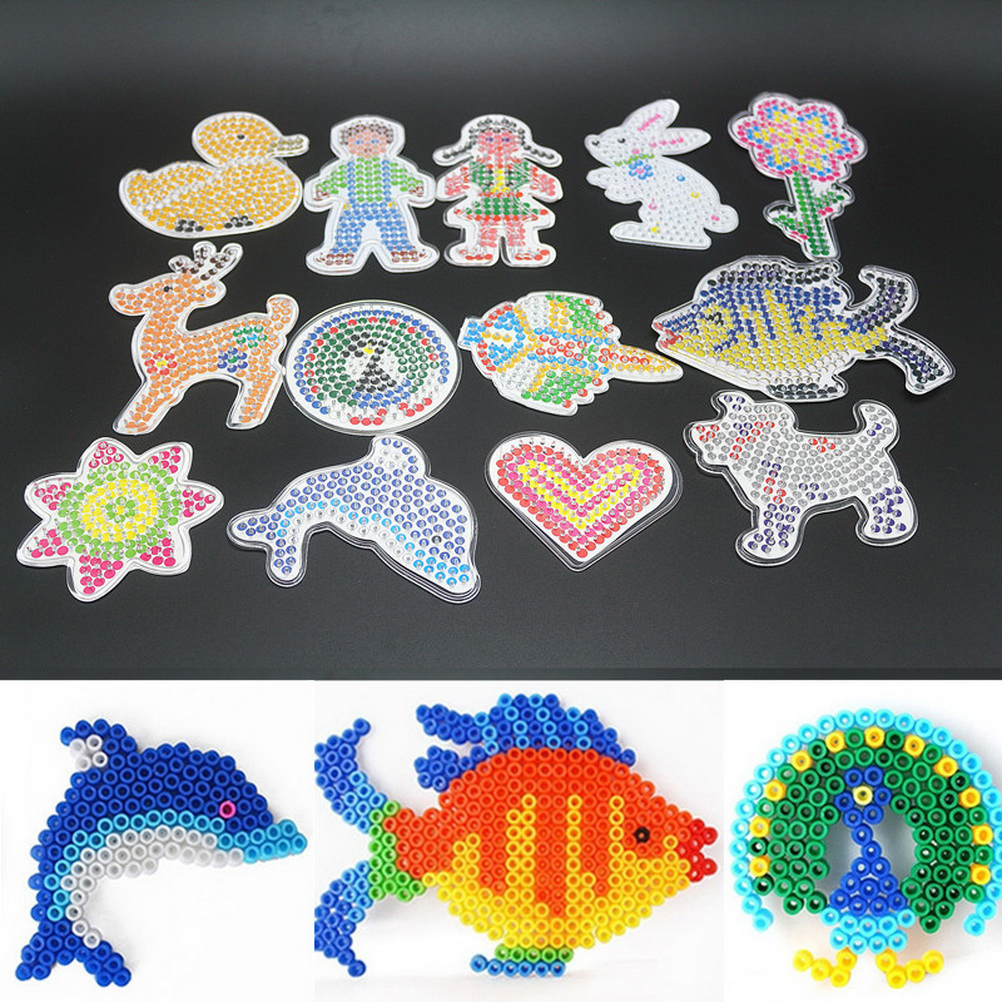 LARGE PEGBOARDS FOR Perler Bead Hama Fuse Beads Clear Square Design ...