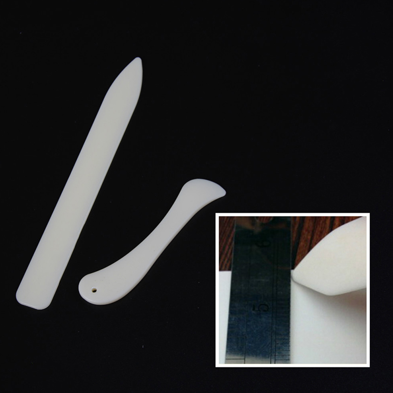 2Pcs/set DIY bone handmade leather craft edge trimming tool for working ...